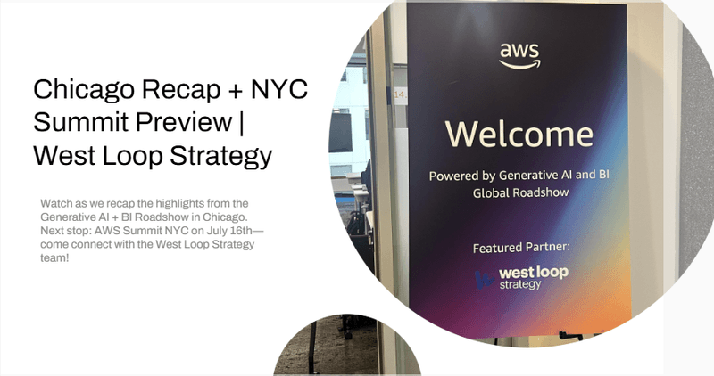 Tour of the QuickSight Community | West Loop Strategy | Insights by West Loop Strategy